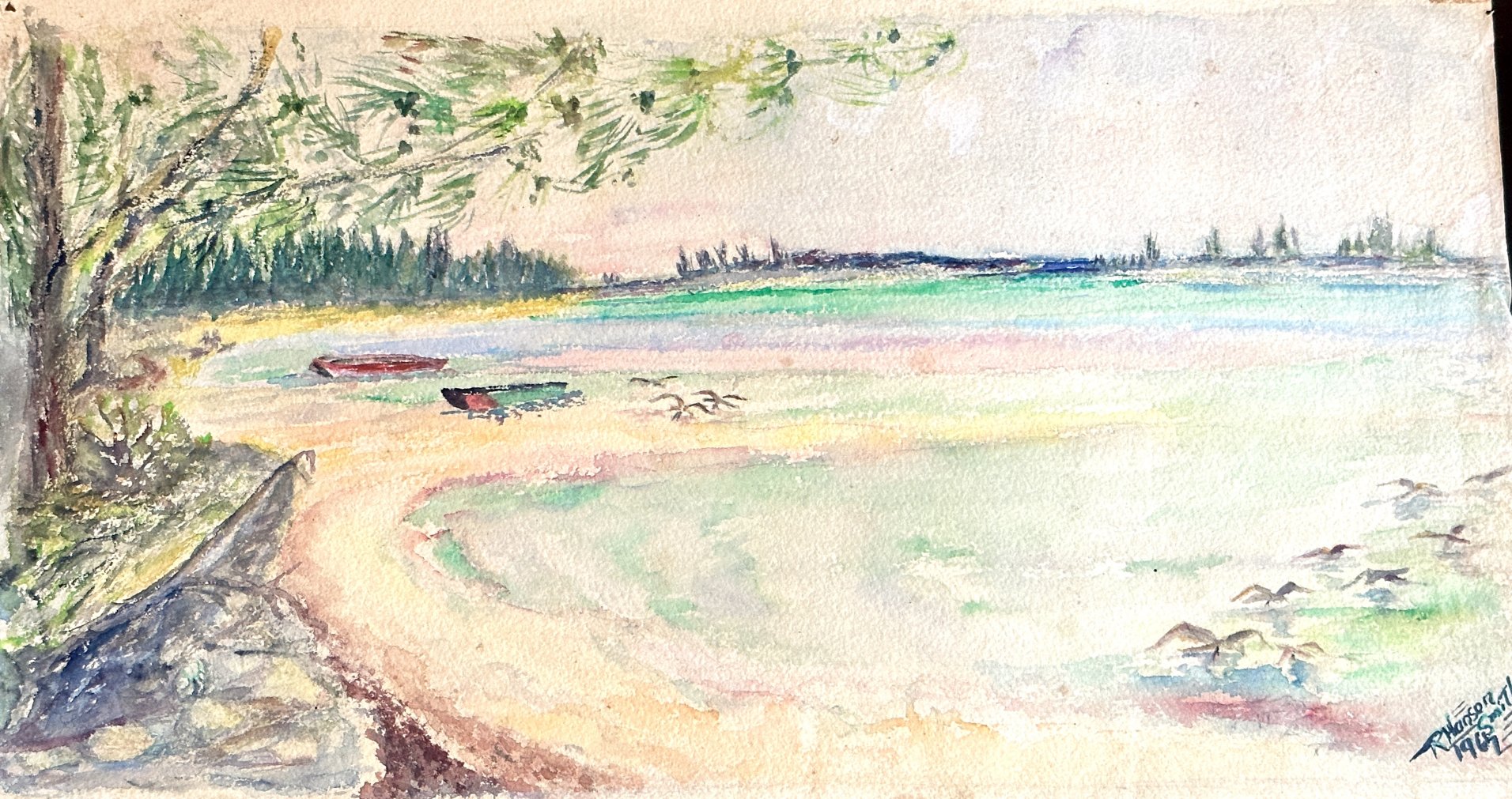 RHS painting – Beach (small) | Historycal Roots